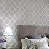 Rabat Wall Stencil - Large - Reusable Moroccan Stencils for Walls ...