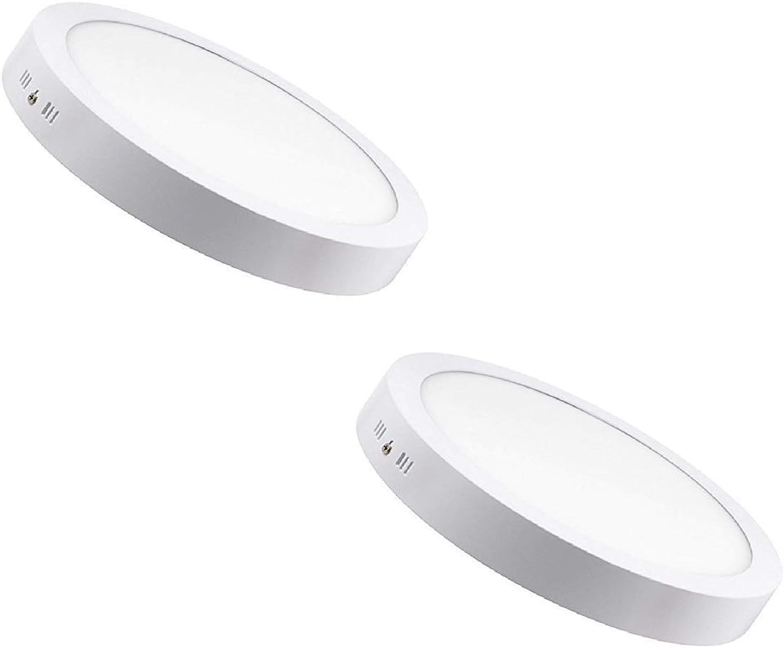 Buy D’Mak™ 18 Watt Round Surface White Led Panel Lights with IC Driver ...