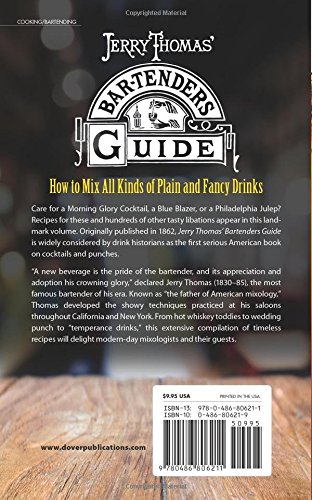 Jerry Thomas' Bartenders Guide: How to Mix All Kinds of Plain and Fancy Drinks | Pricepulse