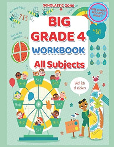 Buy Big Grade 4 Workbook All Subjects: Ages 8-10 - Ultimate 4th-grade ...