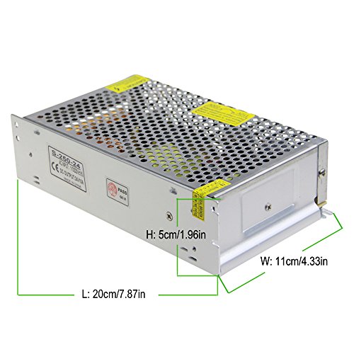 ALITOVE DC 24V 10A 240W Power Supply Adapter Transformer Switch AC 110V / 220V to DC 24V 10amp ...