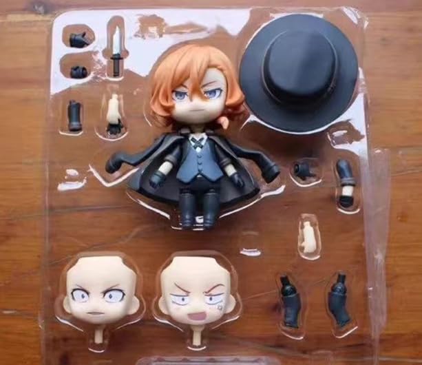 QAHEART Nakahara Chuuya Figures 2pcs Dazai Osamu Anime Figure PVC ...