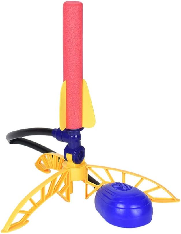 TOYANDONA Kids Rocket Launchers Toy Air Foam Rockets Outdoor Launcher ...