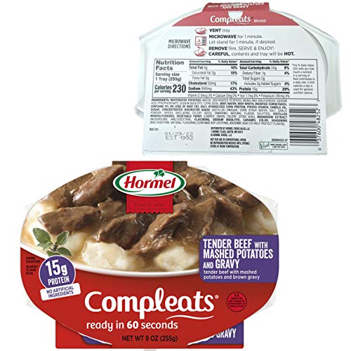 Hormel Compleats Ready to Eat Meals Variety Pack of 5 | Microwavable ...