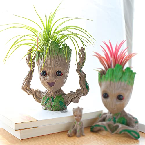 Baby Groot Planter Flower Pot - Baby Groot Head Flower & Succulent ...