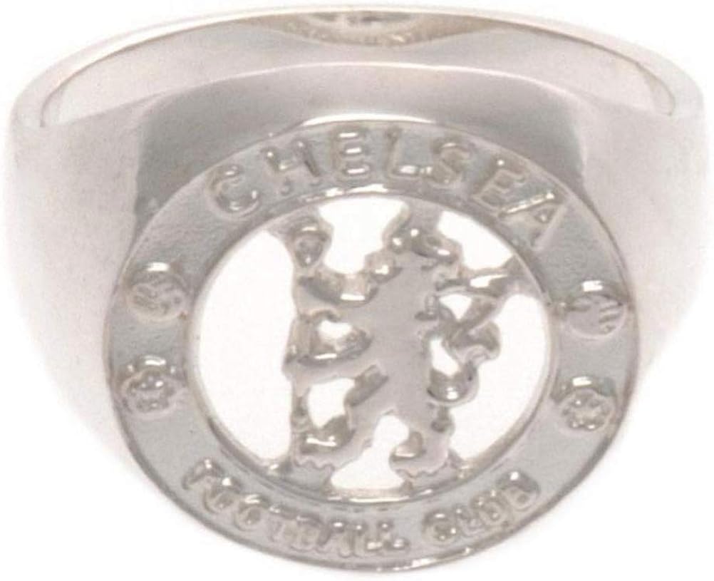 Chelsea FC Sterling Silver Ring: Amazon.co.uk: Clothing