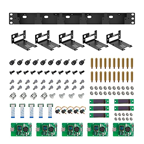 UCTRONICS Complete Ultimate Raspberry Pi Rack Mount Enclosure with PoE ...