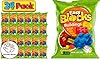 Gummy Blocks Candy (24 Pack Buildings Style) by Easy Blocks. Soft Chewy ...