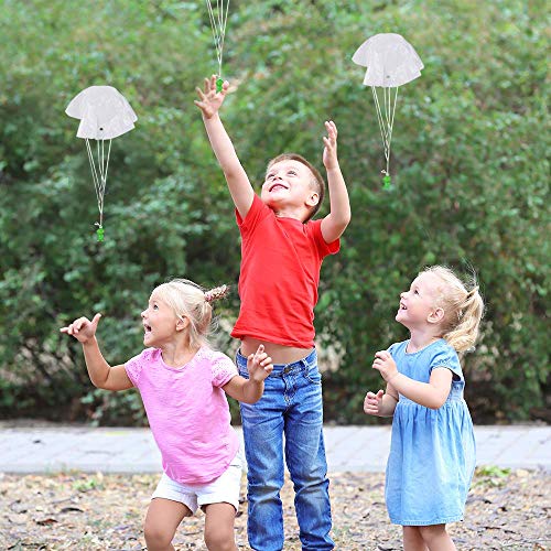 ArtCreativity Alien Paratroopers with Parachutes, Bulk Pack of 144 ...