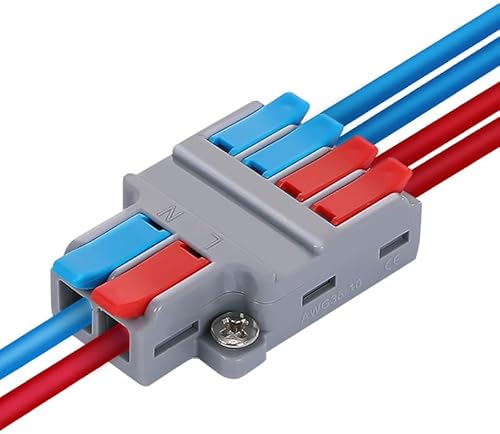 Lever Wire Nuts Wire Connectors, 10Pcs KASTWAVE Compact Splicing ...