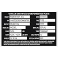 Amazon.com: Custom Engraved Trailer Truck Data Plate : Automotive