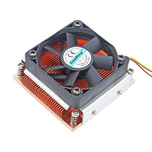 1U Server CPU Cooler Industrial Personal Computer Copper heatsink ...