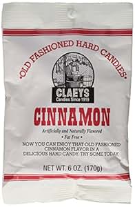 Amazon.com : Claeys Candies Cinnamon - Old Fashioned Hard Candy ...