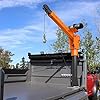 ROCK-HULK 2200lb Folding Truck-Mounted Bed Crane Hoist Lift Pickup with 5000lb Winch, Painted ...