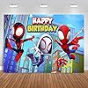 Spidey and His Amazing Friends Backdrop, Cartoon Spider Themed ...