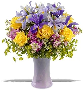 Amazon.com : Teleflora Lavender Sunshine Flower Arangement - As Shown ...