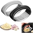 Amazon.com: Garlic Press Rocker, Portable Manual Stainless Steel Garlic ...