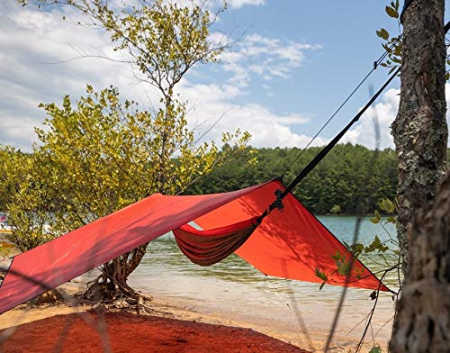 KOR Outdoors Parachute Hammock Rain Fly and Waterproof Tarp for Tent ...