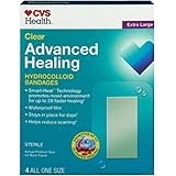 Amazon.com: CVS Health Advanced Healing Hydrocolloid Bandages (Large Areas)