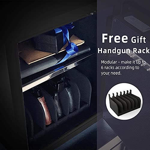 BOFON Fingerprint Password Safe Box with Key, Home Safe, Security Box ...