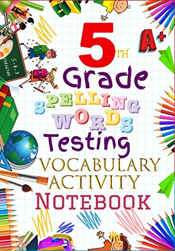 Amazon.com: 5th Grade Spelling Words Testing Vocabulary Activity ...