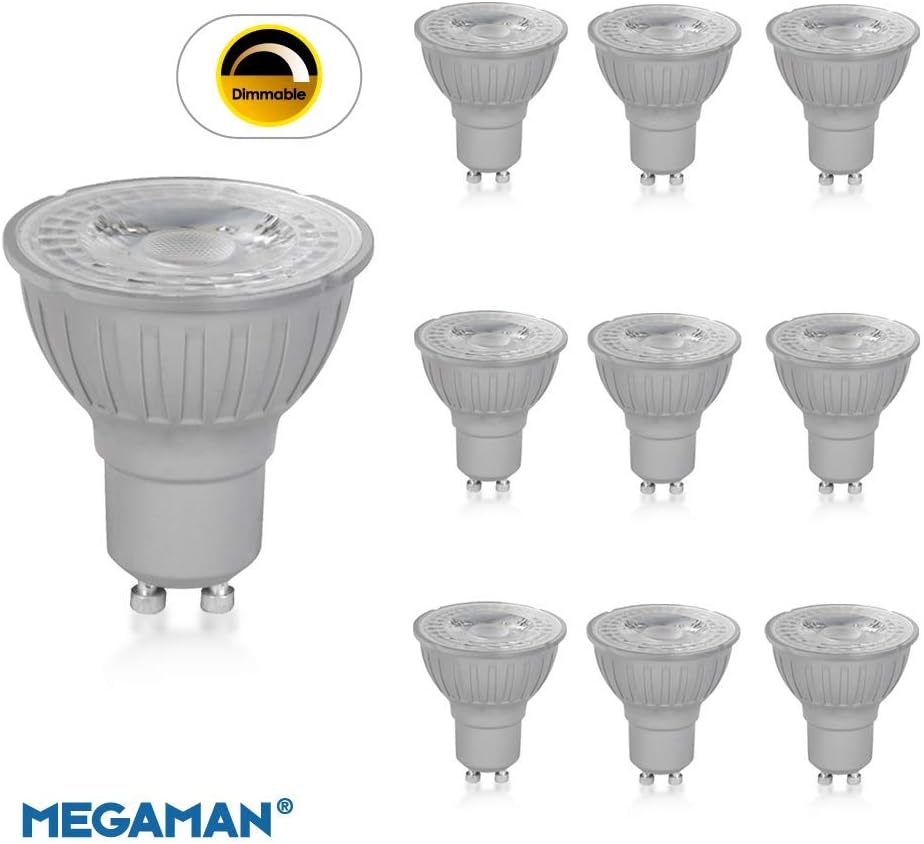 Megaman GU10 Reflector Dimmable LED Lamp, 5 Watt, 2800K Colour ...