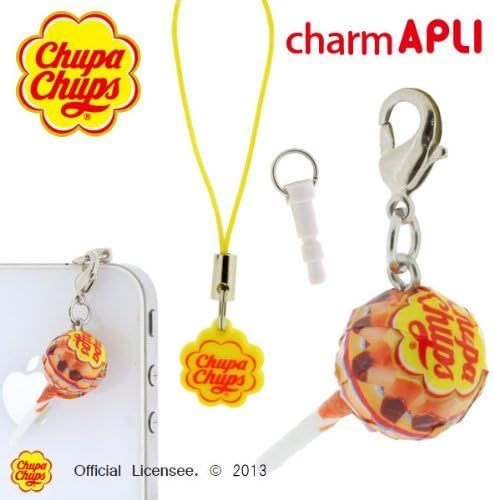Amazon.com: Charm Apli Chupa Chups Earphone Jack Accessory/Strap (Pudding)