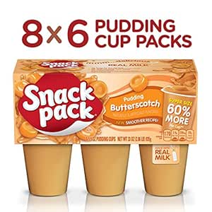 Amazon.com : Super Snack Pack Butterscotch Pudding Cups, 33 Ounce, Pack ...
