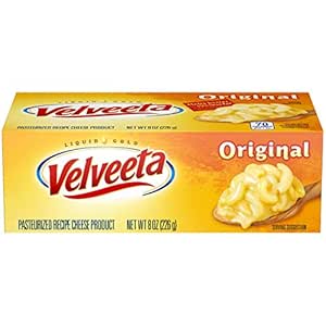 Velveeta Original Cheese Loaf (8 oz Block): Amazon.com: Grocery ...