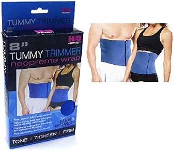 Amazon.com: Tummy Trimmer-Waist Trimmer For Men and Women, 8in, Blue ...