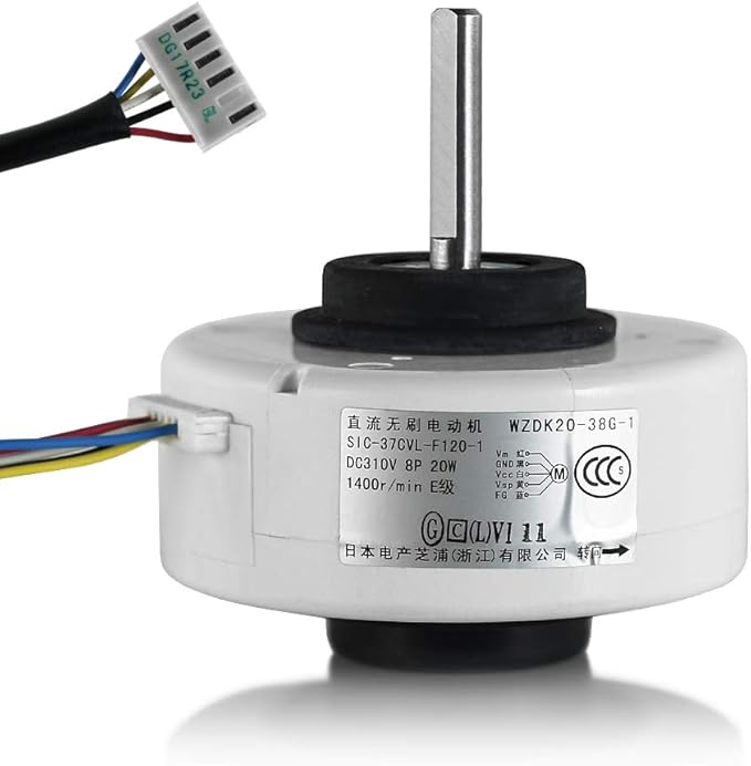 Amazon.com: CHUNGHOP Air Conditioner Motor DC Brushless Botor WZDK20-38G-1 WZDK20-38G(ZKFP-20-8 ...