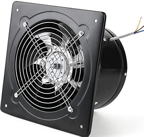 Nalle 8 inch Exhaust Fan 80W 500CFM Through-wall installation ...