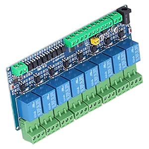 Relay Output Module, Electronic Component 8 Channel Low Power Consumption Plastic Network Relays ...