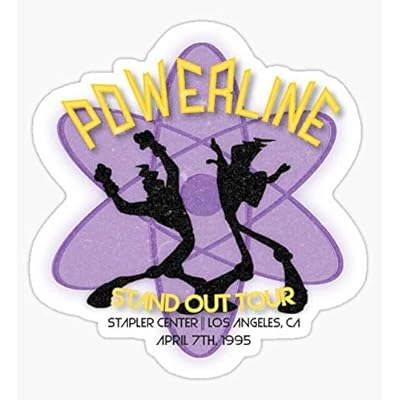 Vintage Powerline Concert Logo Sticker - A Goofy Philippines | Ubuy