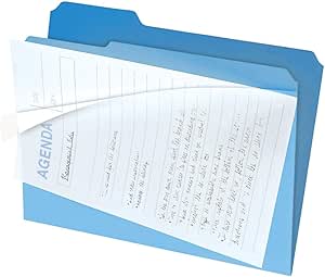 Amazon.com : Find It Clear View File Folder with Clear Front Sheet ...