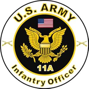 Amazon.com: United States Army MOS 11A Infantry Officer Decal Sticker 3 ...