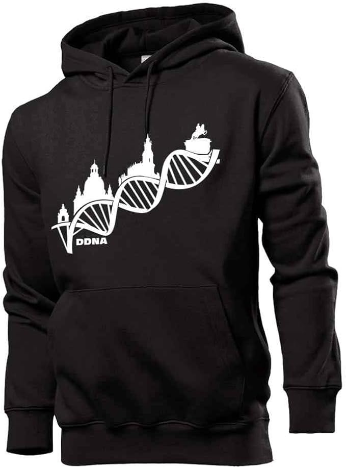 Generisch Dresden DNA Men's Hoodie Sweatshirt - shirt84: Amazon.co.uk ...