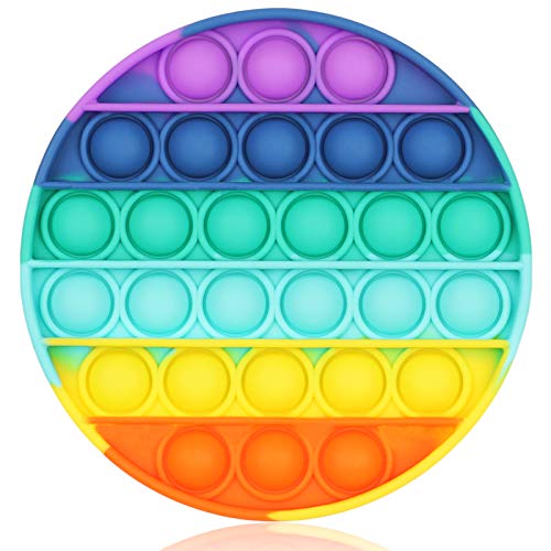 Push Pop Fidget Toy, Push Pop Bubble Sensory Fidget Toy Silicone Pop ...