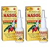 Nasol Natural Nasal Sinus Spray 1oz/30 ml [2 Pack] | Relief from Sinus ...