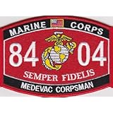 Amazon.com : FLEET MARINE FORCE FMF CORPSMAN Cut Out PATCH. Beautiful ...