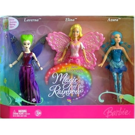 Barbie Fairytopia Magic of the Rainbow Mini Dolls Gift Pack: Glee ...