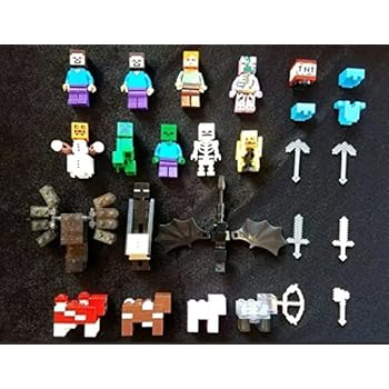Amazon.com: LEGO Minecraft Steve with Diamond Armor and Sword: Toys & Games