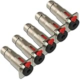 Amazon.com: CESS 1/4" Jacks TS and TRS Panel Mount Jack Locking Style D ...