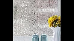 Amazon.com: Rain Glass Window Film Static Cling Opaque Glass Sticker ...