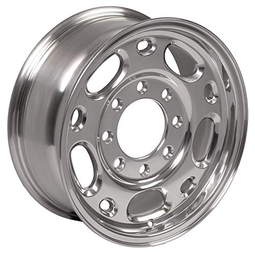 OE Wheels LLC 16 Inch Fit GMC Chevy 2500 3500 8Lug CV82 Polished 16x6.5 ...
