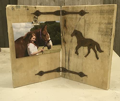 Amazon.com: Rustic Photo frame Horse Theme : Handmade Products