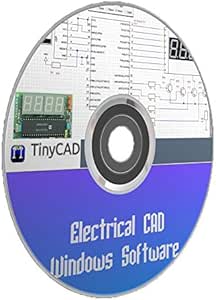 Amazon.com: Electrical CAD Drawing Circuit Diagrams Maker TinyCAD PC ...