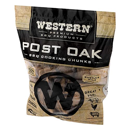 Western Premium BBQ Products Post Oak BBQ Cooking Chunks, 570 cu in ...