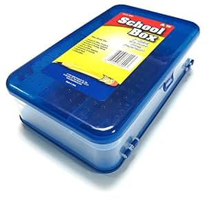Amazon.com : HQ Advance Products Plastic School Box, 2-Sided with ...