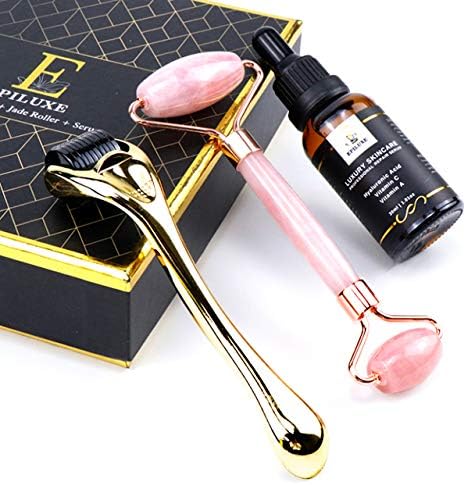 connete Derma Roller Jade Roller Vitamin C Hyaluranic Face Serum Kit ...